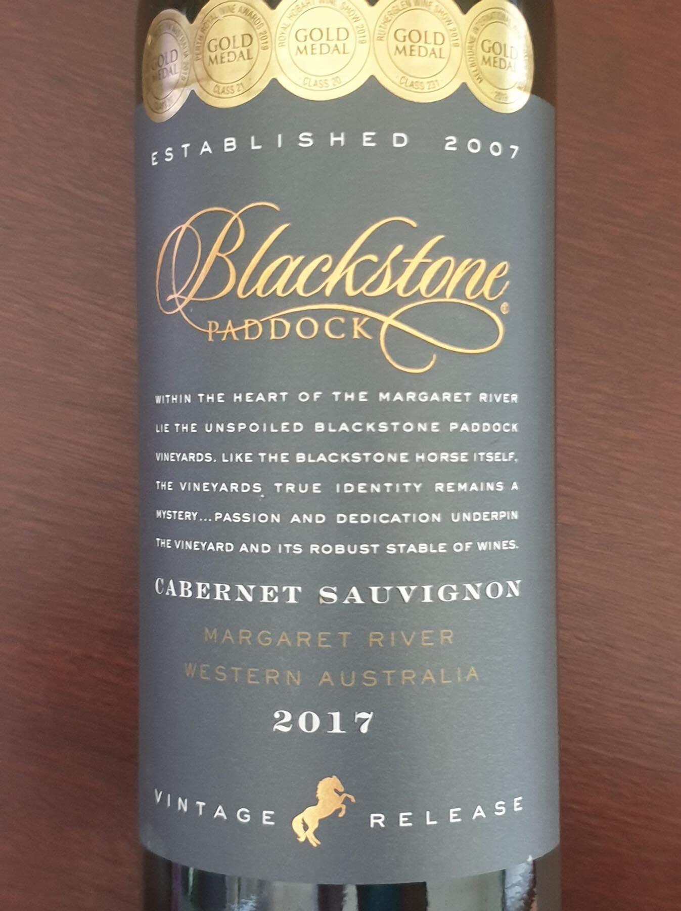 Blackstone Paddock Margaret River Cabernet Sauvignon 2017 – Winepilot.com