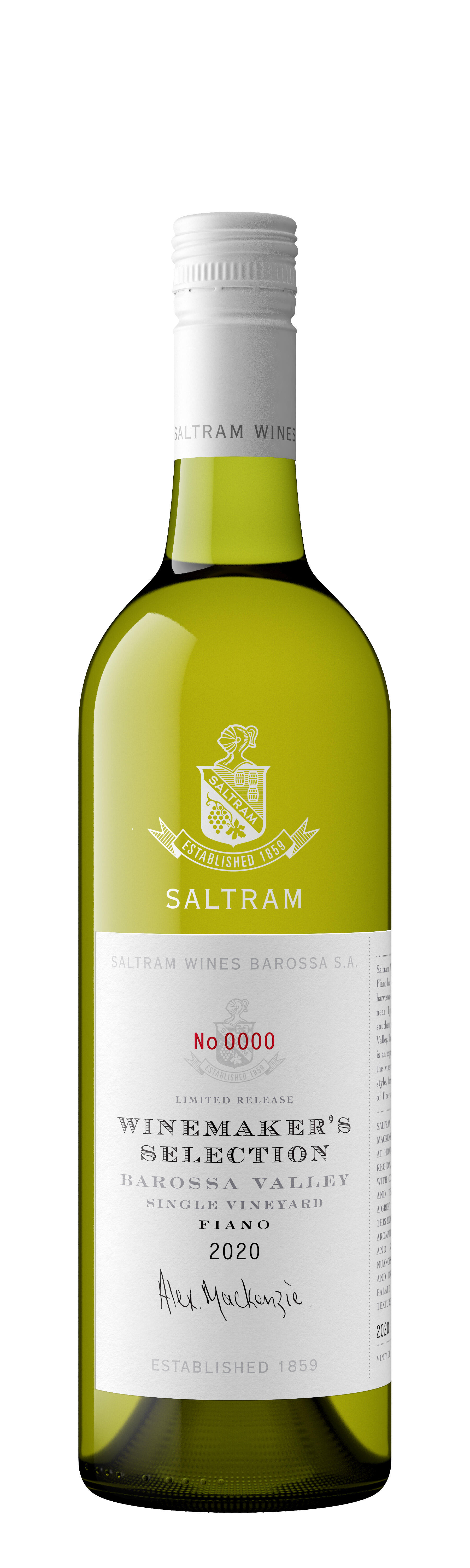Saltram Winemaker’s Selection Fiano 2020 – Winepilot.com